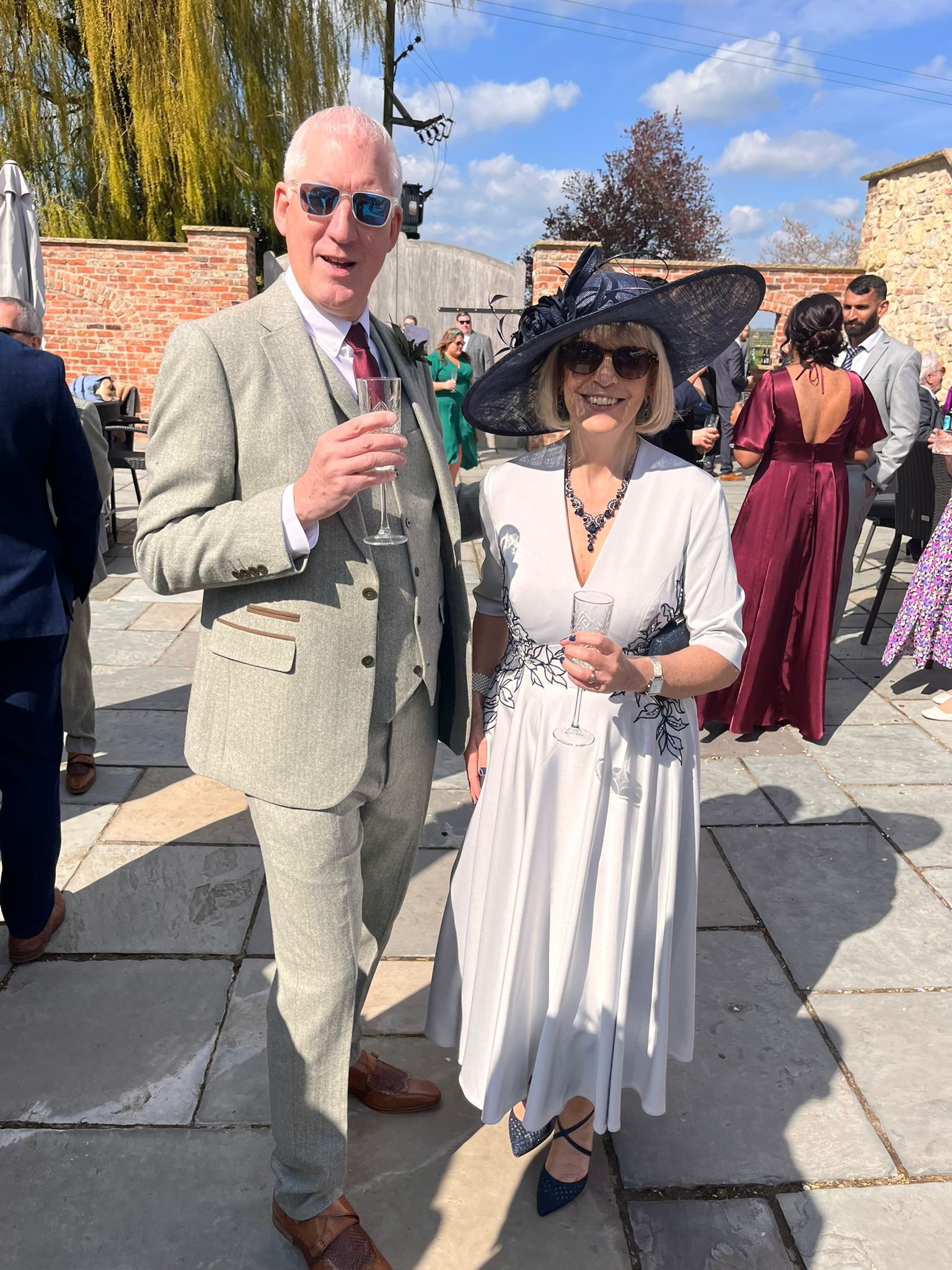 Navy and Silver - Get Ahead Hats